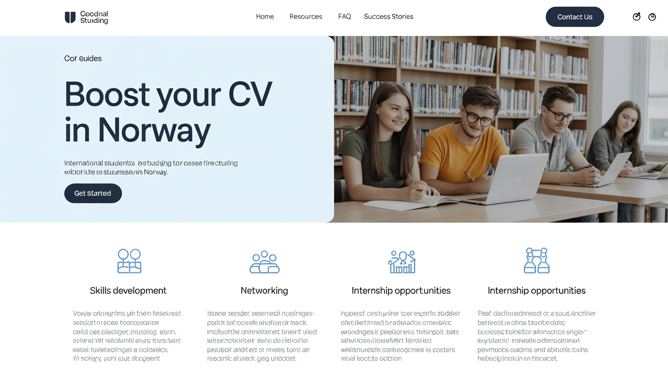 Enhancing Your CV While Studying in Norway: Guide for International ...